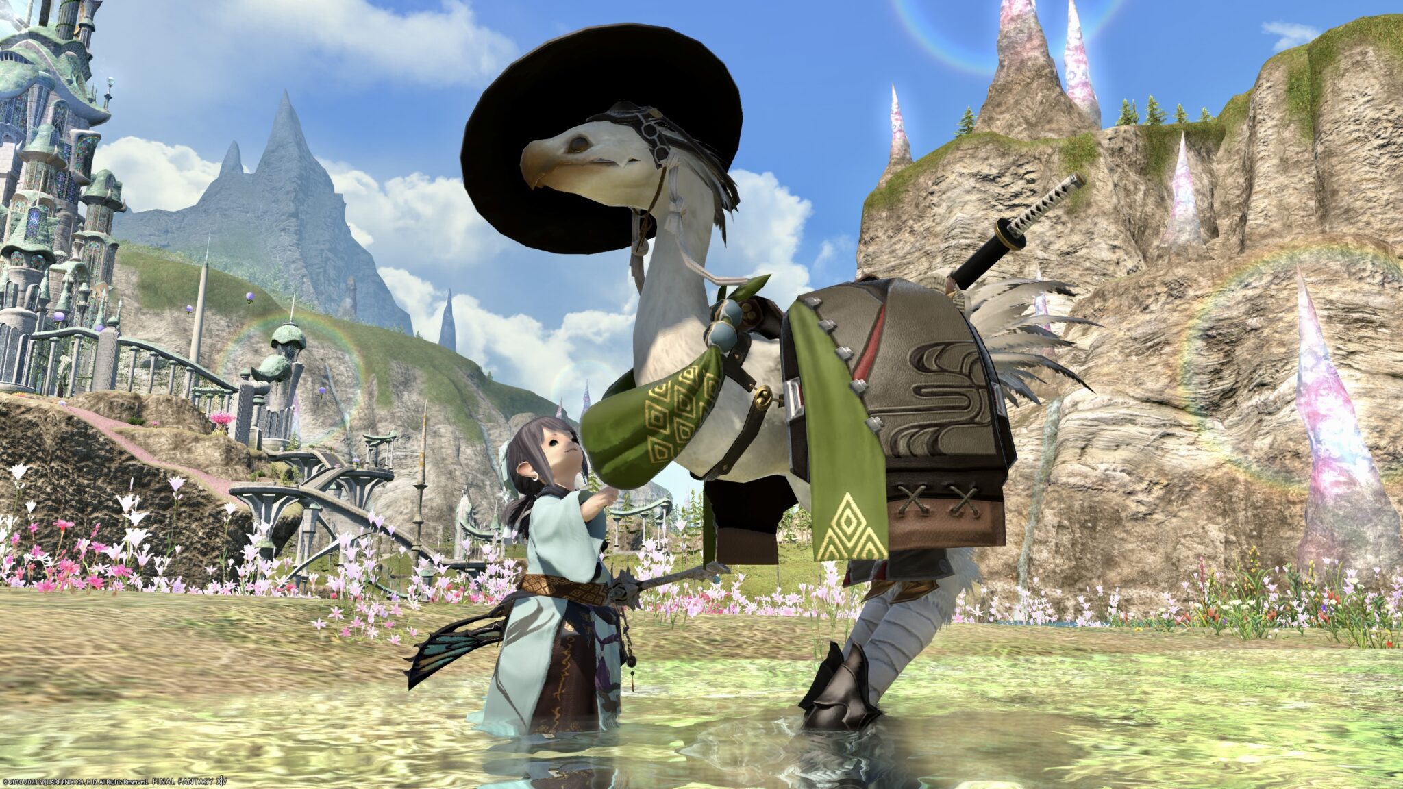 Wandering samurai-style cute chocobo armor “Samurai Barding” | Norirow ...